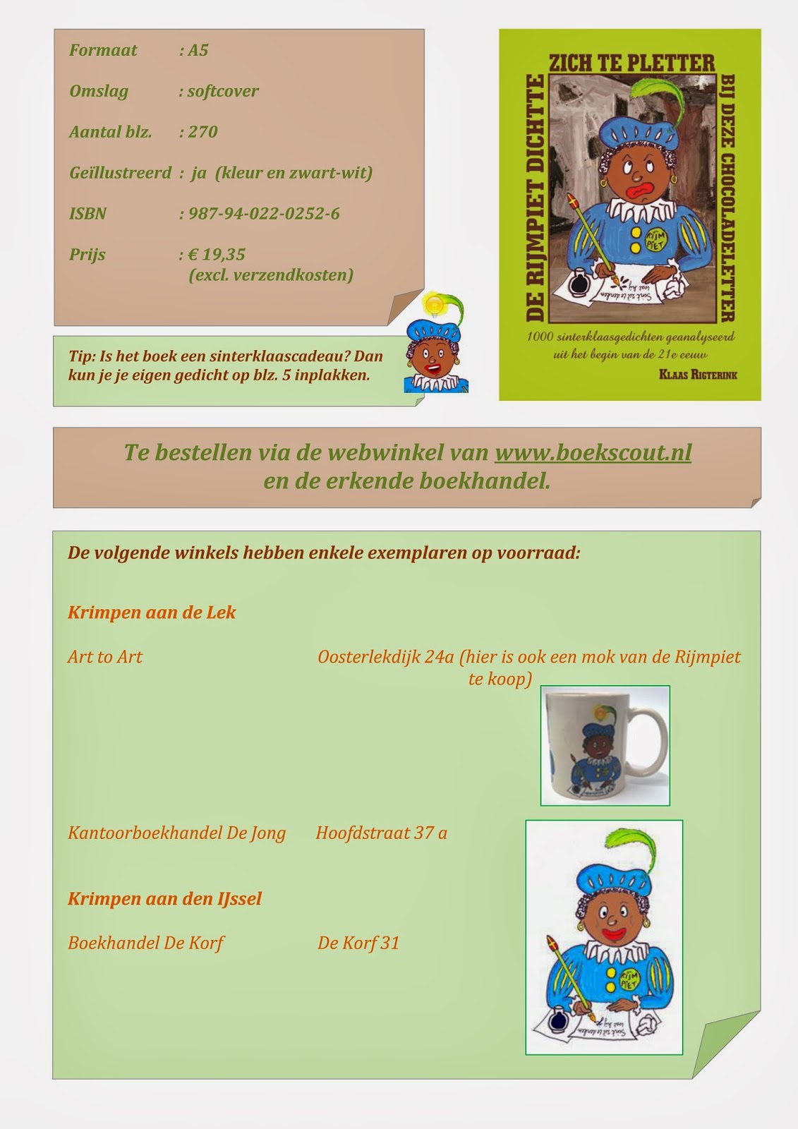 De Rijmpiet dichtte zich te pletter: Informatie over het boek