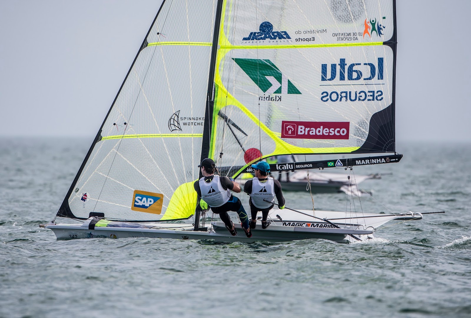 Brasil avança à regata da medalha na 49er na etapa de Miami da Copa do ...