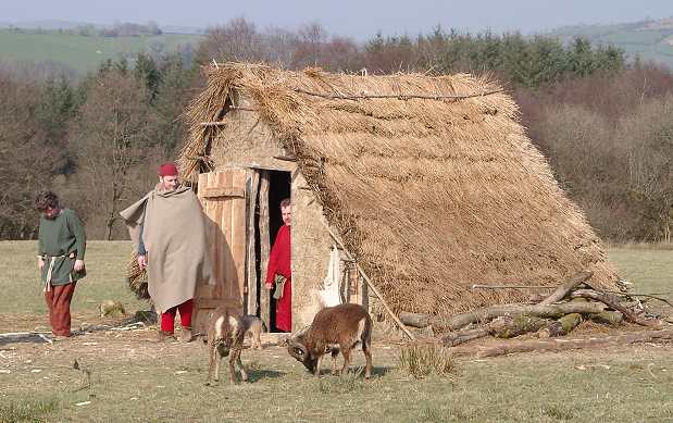Nord's Painting Saga: Scratch built Saxon house