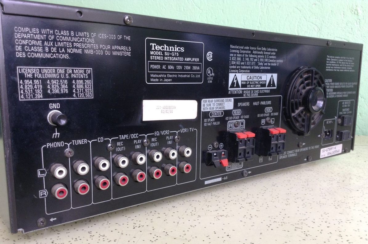 Technics SU-G75 - Integrated Amplifier | AudioBaza