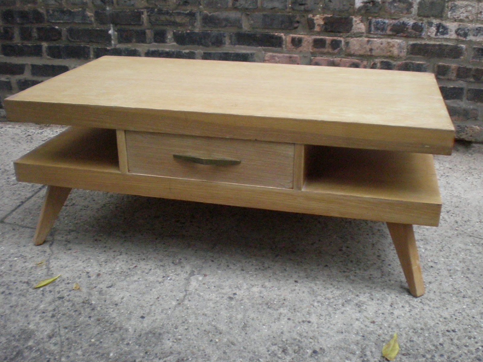 Mid Century Chicago: Springfield Furniture Works Blonde Coffee Table
