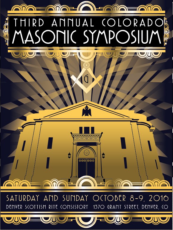 Freemasons For Dummies: 2016 Colorado Masonic Symposium This Weekend 10/8-9