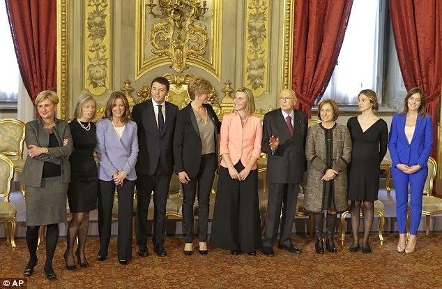 Italians Flip Out over Women Cabinet Members in New Renzi Govt ...