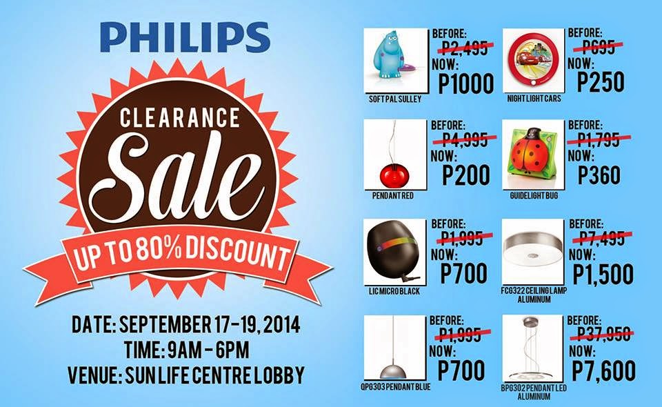 Manila Shopper: Philips Lighting Products Clearance SALE: Sept 2014