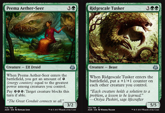 Magic the Gathering Adventures: Aether Revolt Review: Green