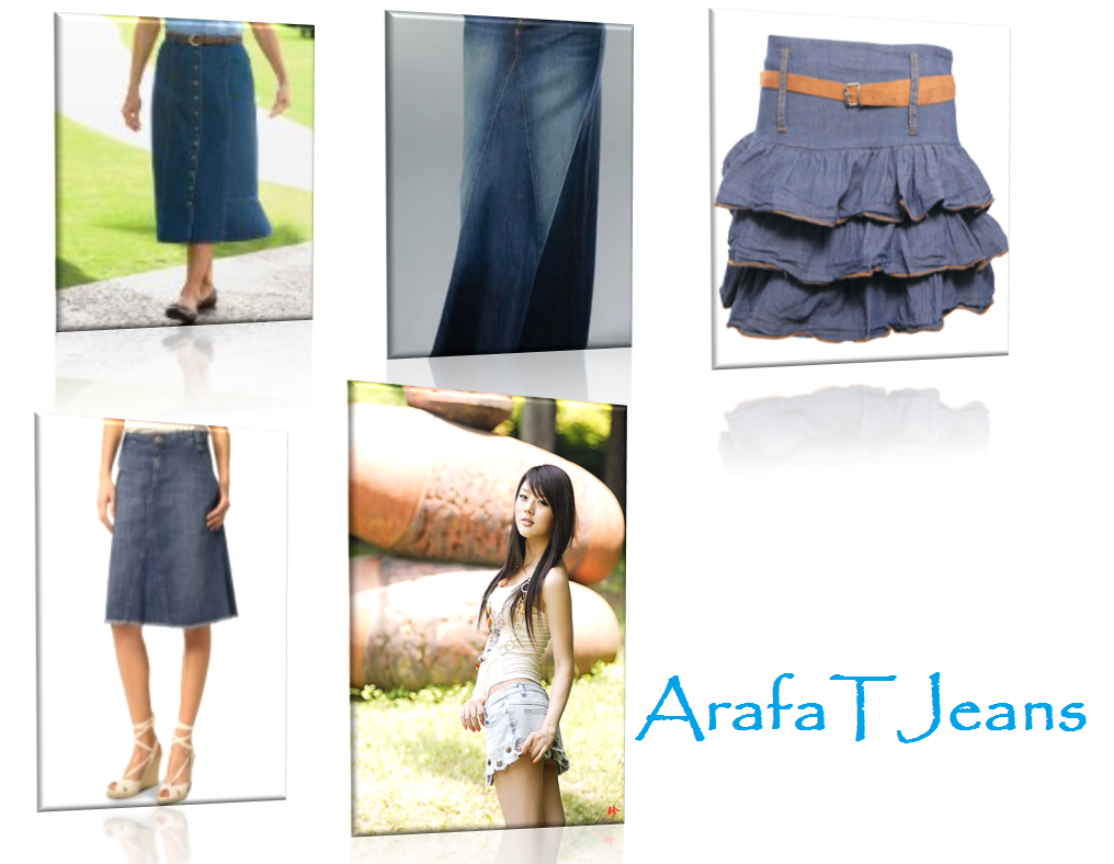 Styles Of Jean Skirts | Arafat Jeans