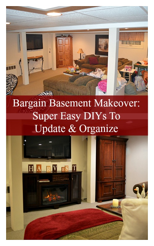 Bargain Basement Tour: How To Update A Room - Exquisitely Unremarkable