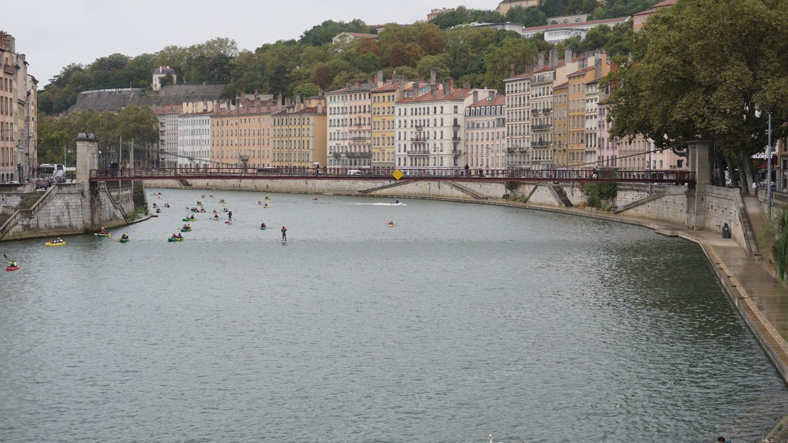Bridge of the Week: Bridges of Lyon, France: Passerelle Saint Vincent ...
