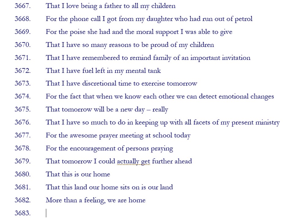 Epitome: The Truth I’ve discovered doing 10,000 Reasons