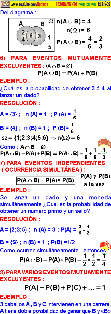 PROBABILIDADES EJEMPLOS Y EJERCICIOS RESUELTOS DE RAZONAMIENTO MATEMÁTICO PDF