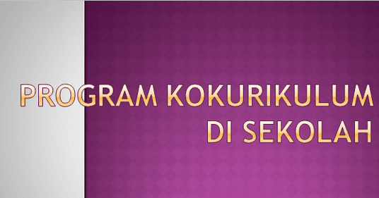 Program Kokurikulum di Sekolah