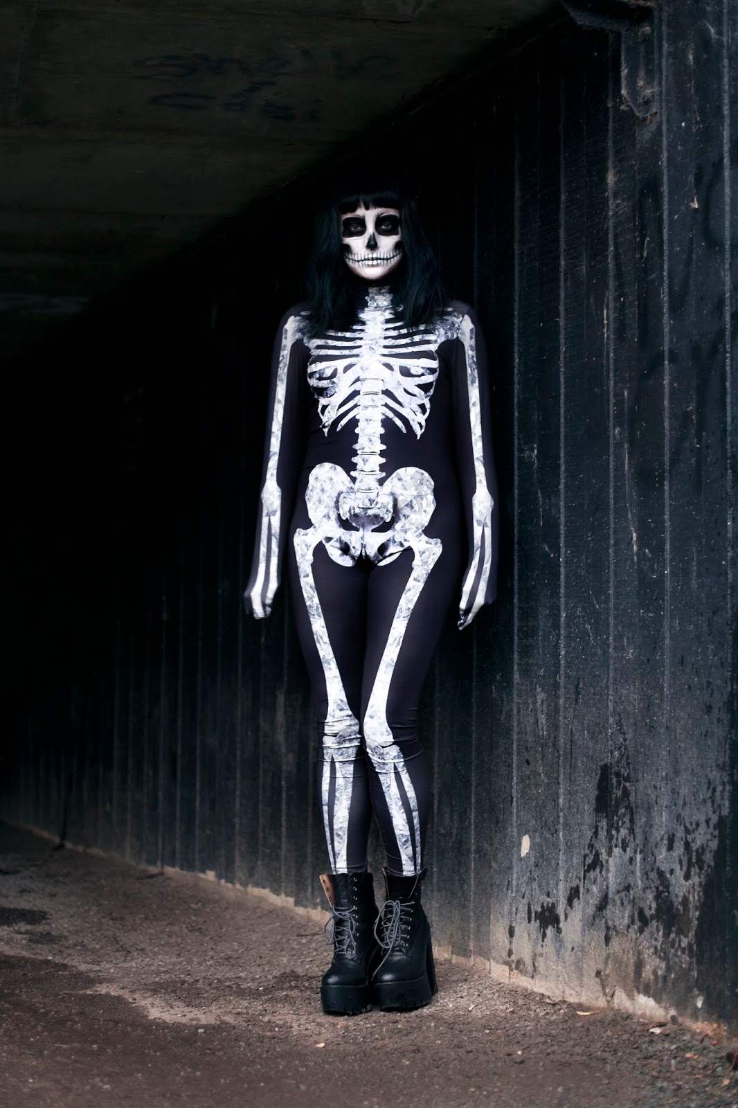 HALLOWEEN - SKELETON LOOK / Amy Stardust