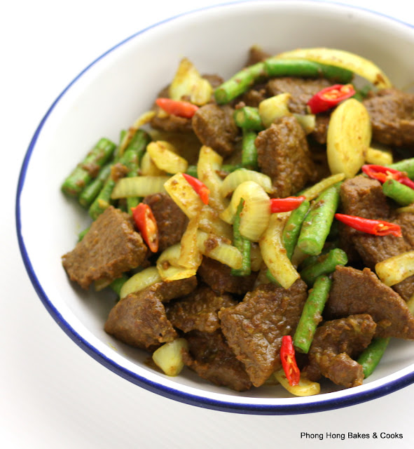PH the Malaysian Carnivore: Daging Goreng Kunyit (Turmeric Beef)