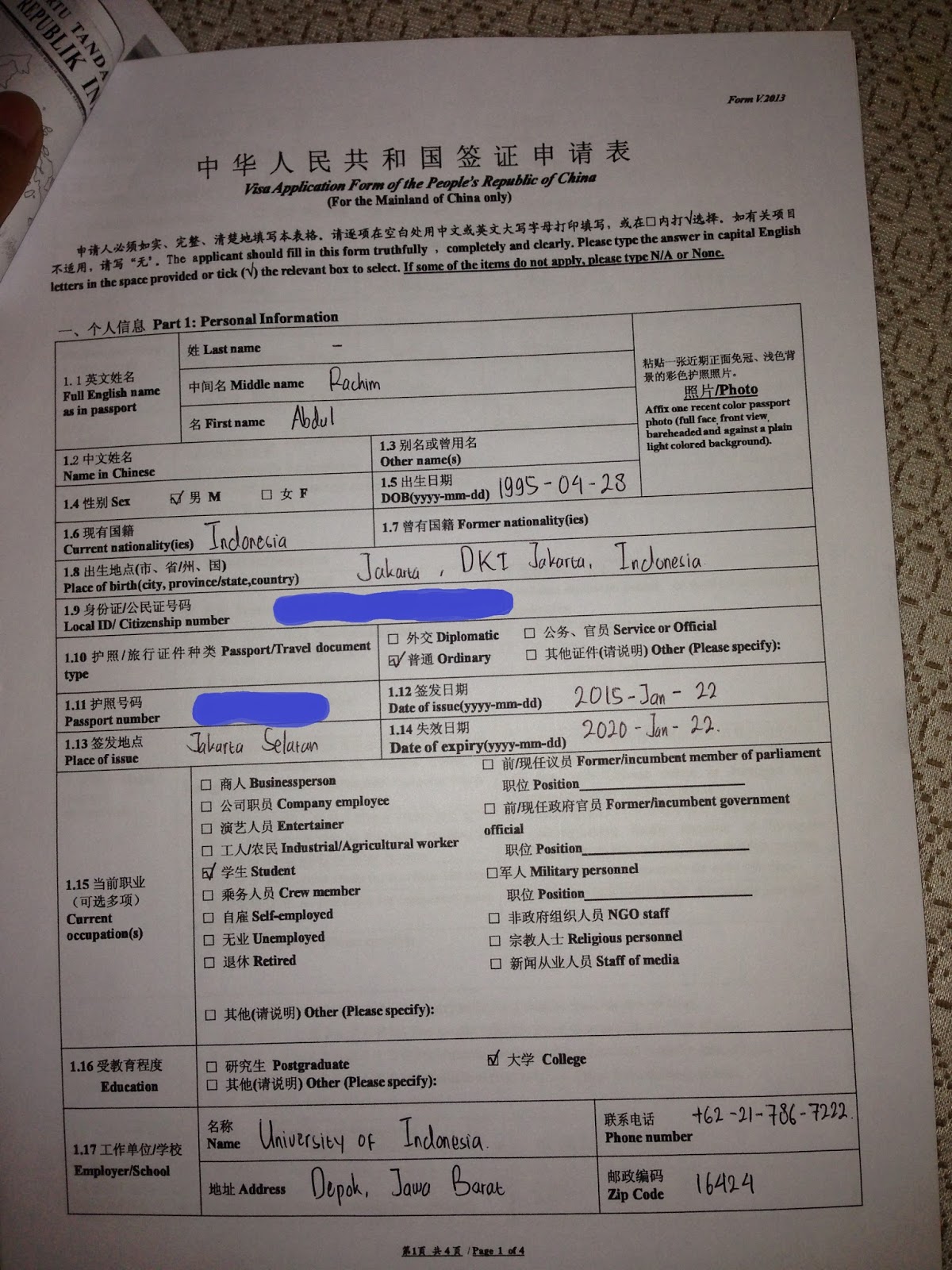 Cara Membuat Visa China