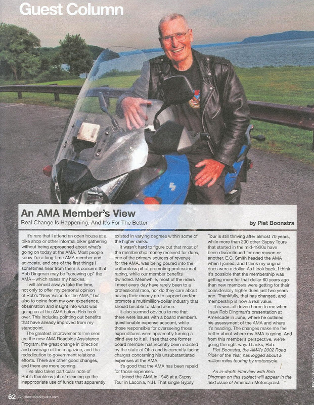 Piet Boonstra: Motorcycling Biography of Piet Boonstra