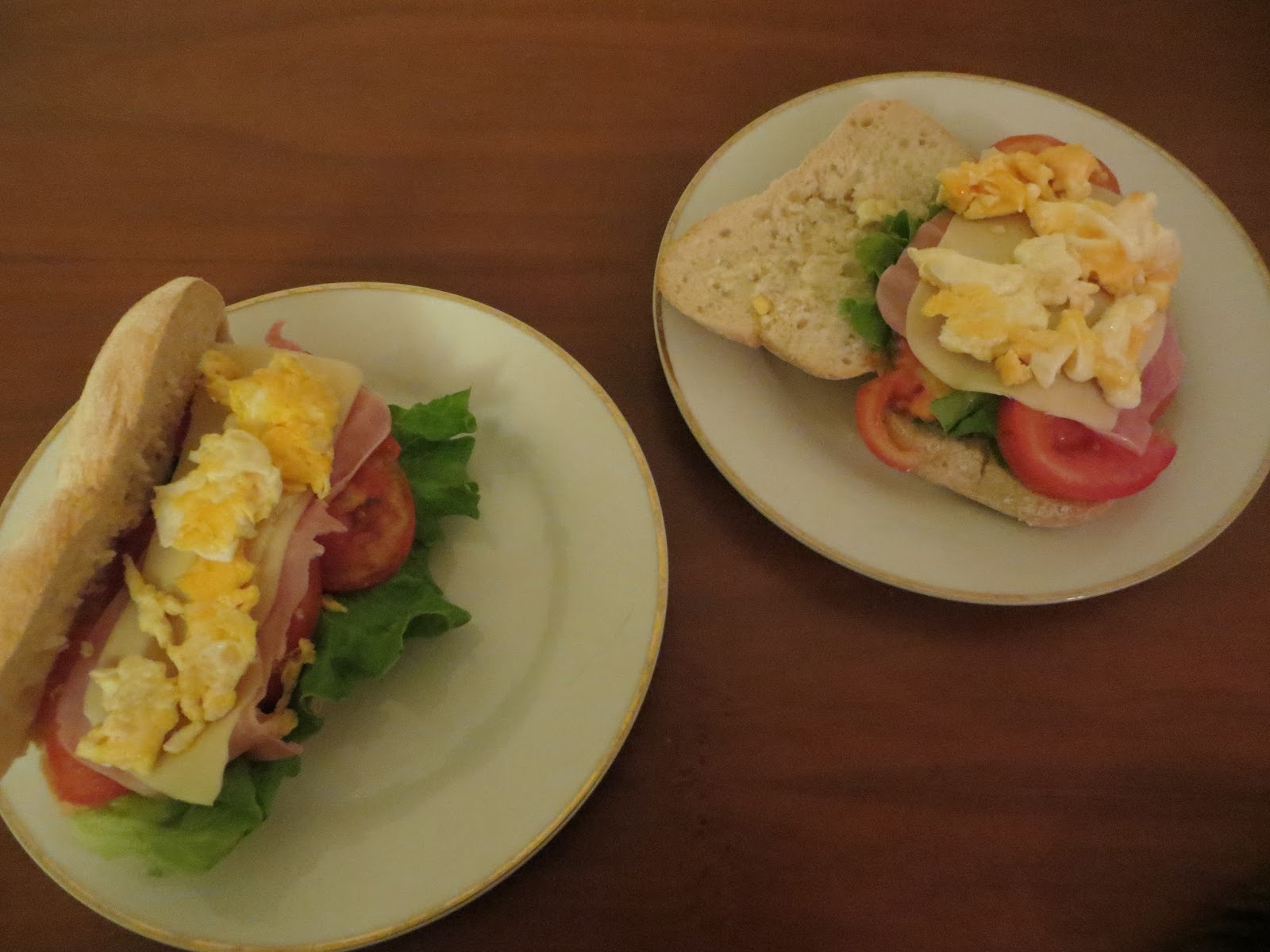 Su Delícia: Sandes mista com ovos rotos