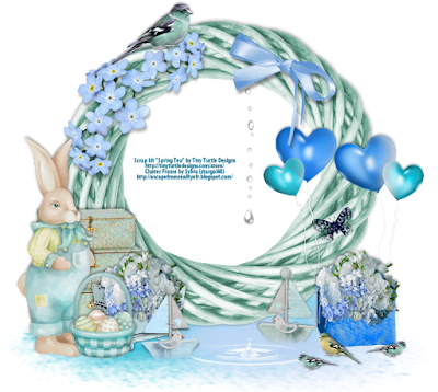 Escape From Reality Blog: FTU Cluster Frames "Spring Tea"