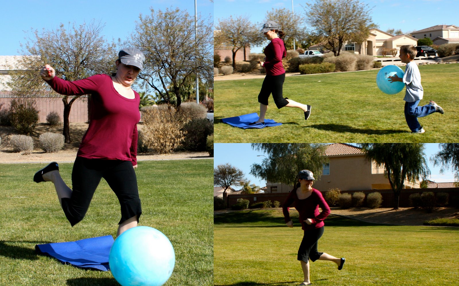 Life as a Ledogar: Perfect day for some family kickball