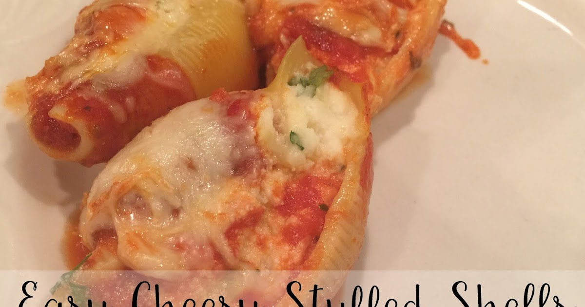Momfessionals: Easy cheesy stuffed shells