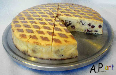 Alex the Contemporary Culinarian: Baked Lemon and Sultana Cheesecake