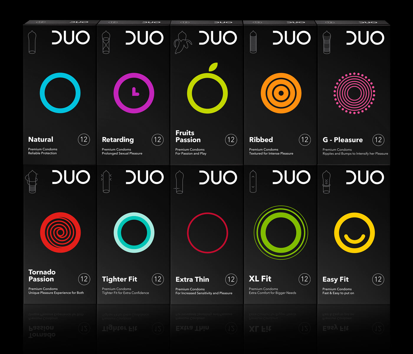 DUO Condoms Redesigned – Packaging Of The World
