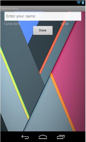 Programming examples: Types of Layout