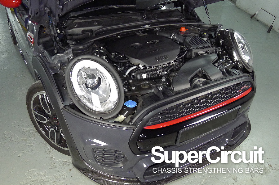 SUPERCIRCUIT CHASSIS STRENGTHENING BARS: Mini Cooper S F56 Front Strut Bar