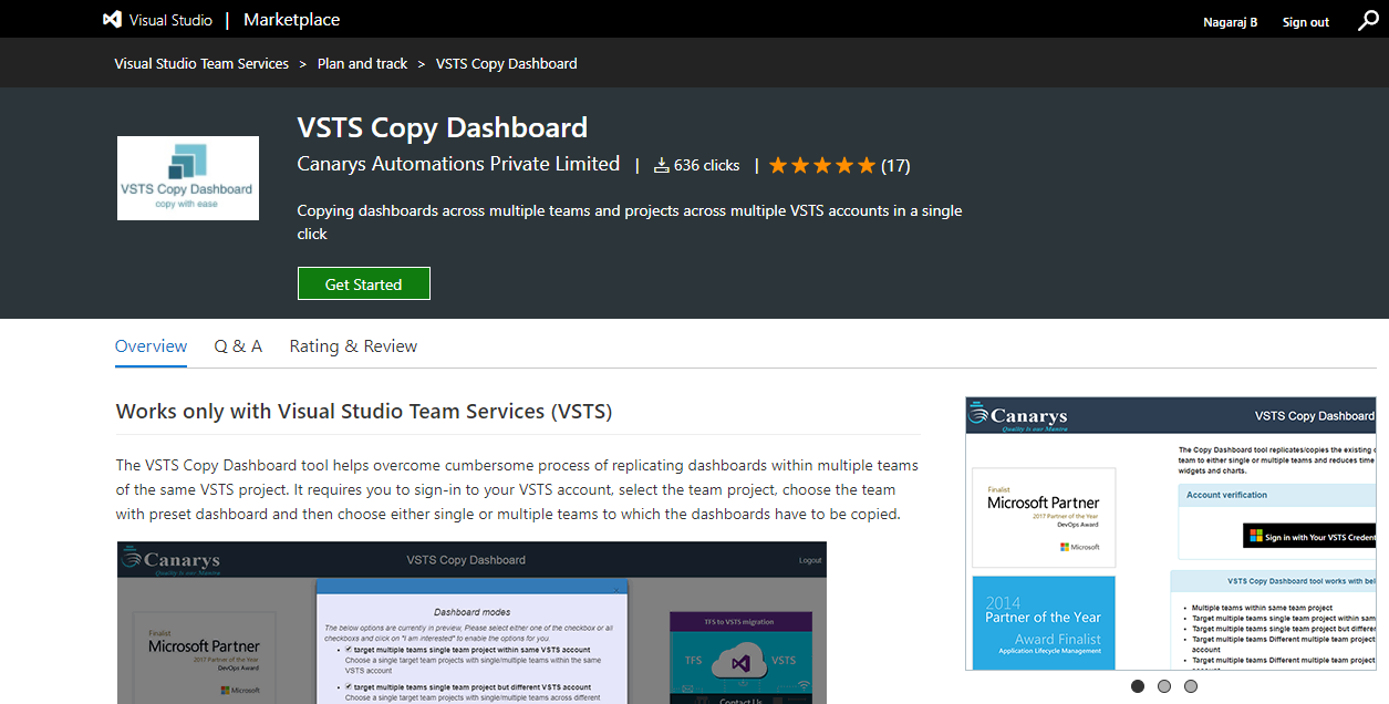 TFS-VSTS-DevOps-Azure-Xamarin Blogs: VSTS Copy Dashboard Tool