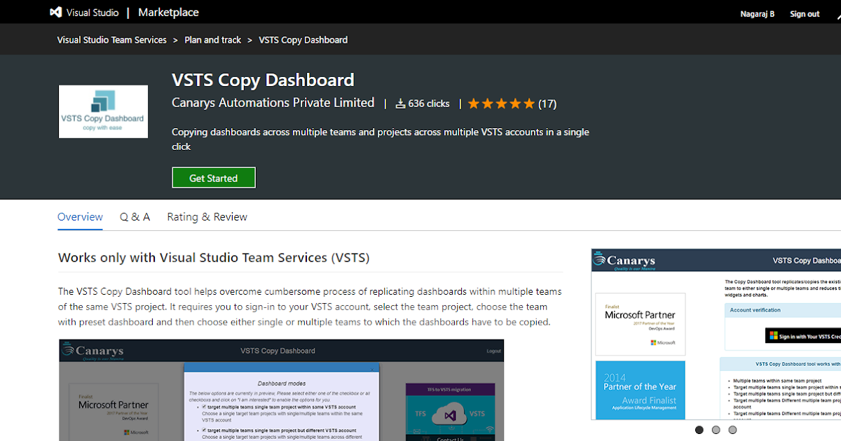 TFS-VSTS-DevOps-Azure-Xamarin Blogs: VSTS Copy Dashboard Tool