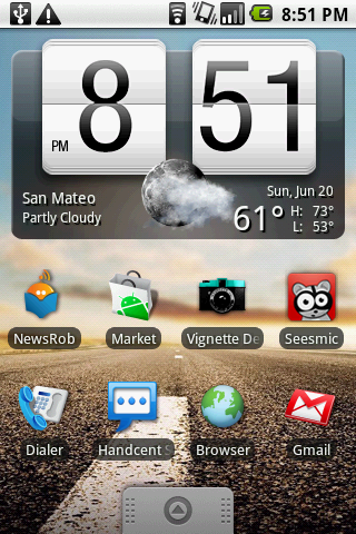 Fancy Widget Pro con Skin HTC ~ Smart 3G