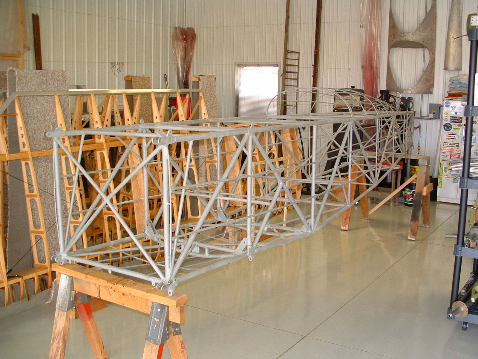 1928 Lincoln-Page LP-3 Restoration: Streamline Tubing and Cabane Struts