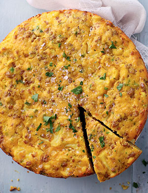 Kookkuns: Blomkool-en maalvleiskoek