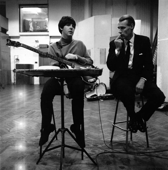 The 'Fifth Beatle' – 30 Vintage Photos of George Martin With The ...