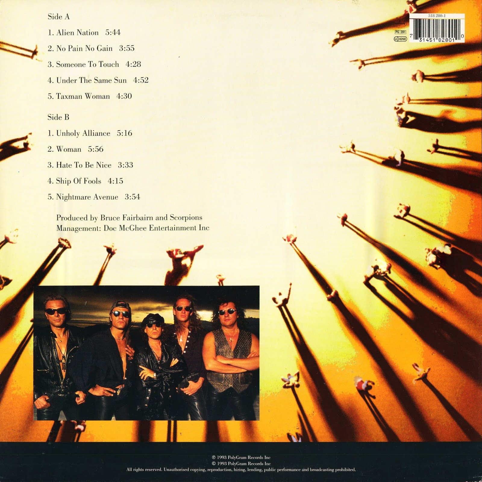 1993 Face The Heat - Scorpions - Rockronología