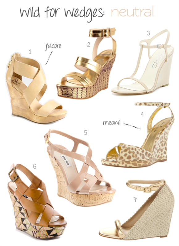 little black pearls: Wild for Wedges