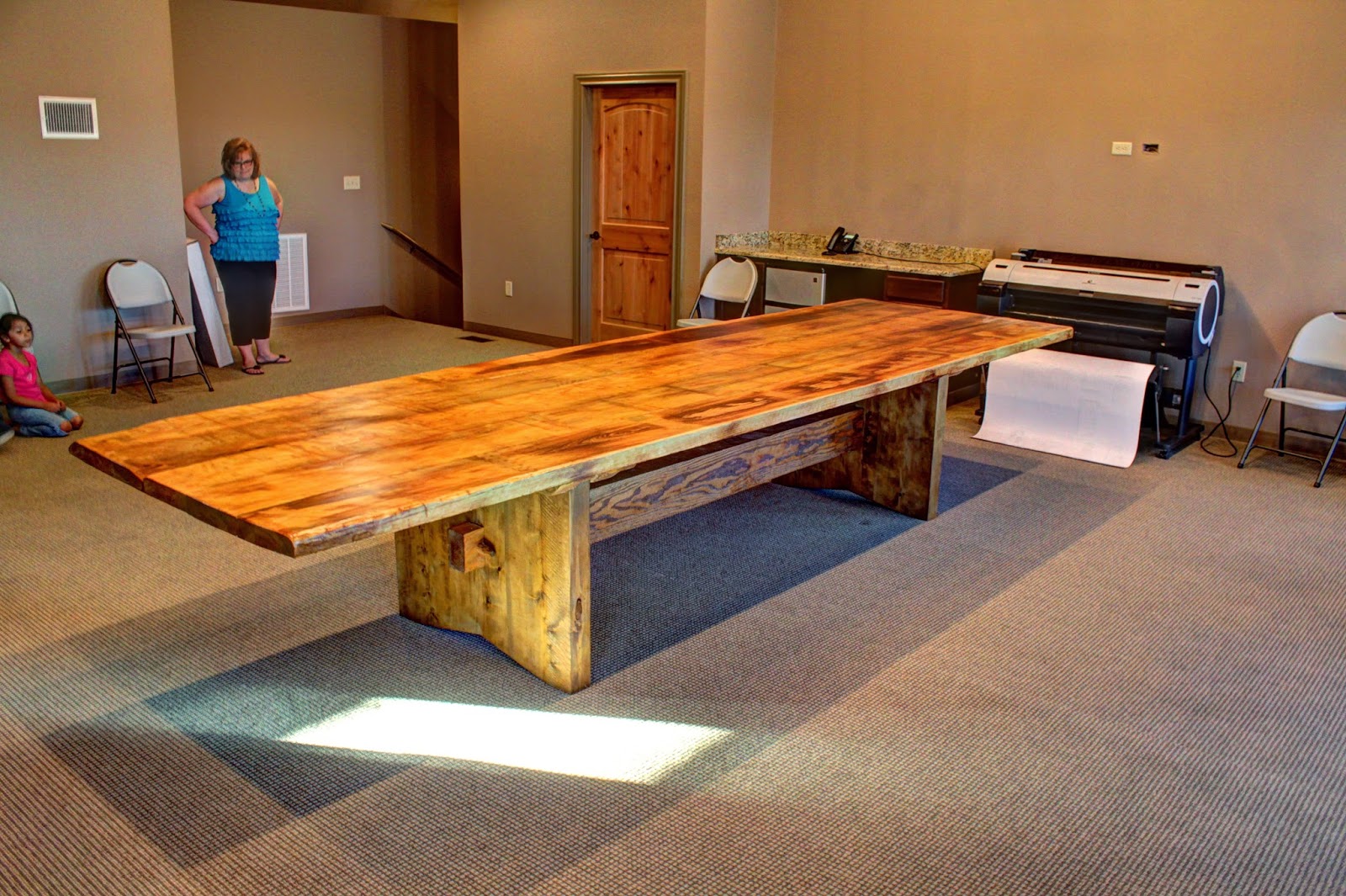 Mitchell & Co. Custom Furniture: 14 ft. "BOERNE" CONFERENCE TABLE