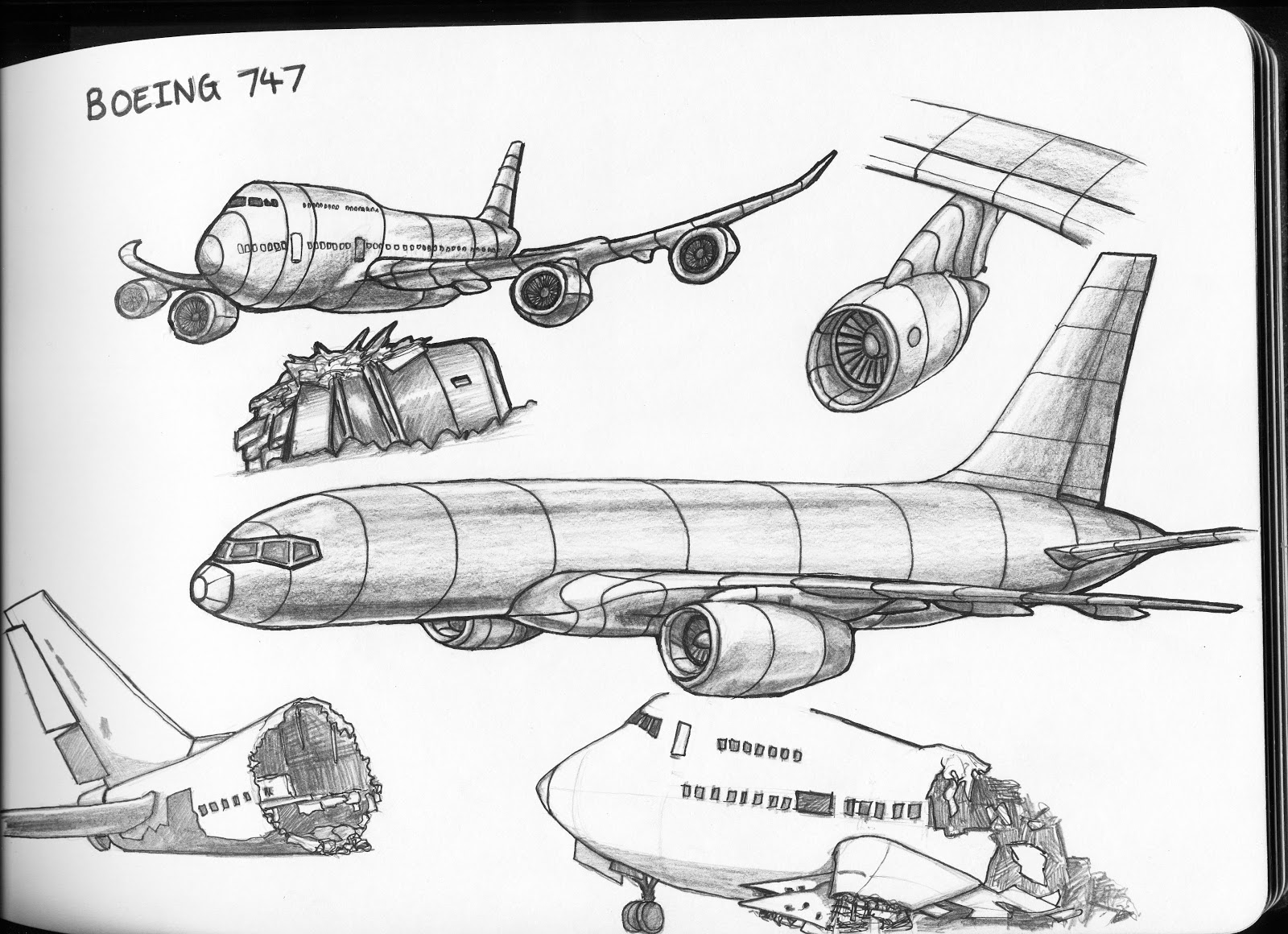 Jack Eaves Art: World Building Week 6: Plane Crash New York