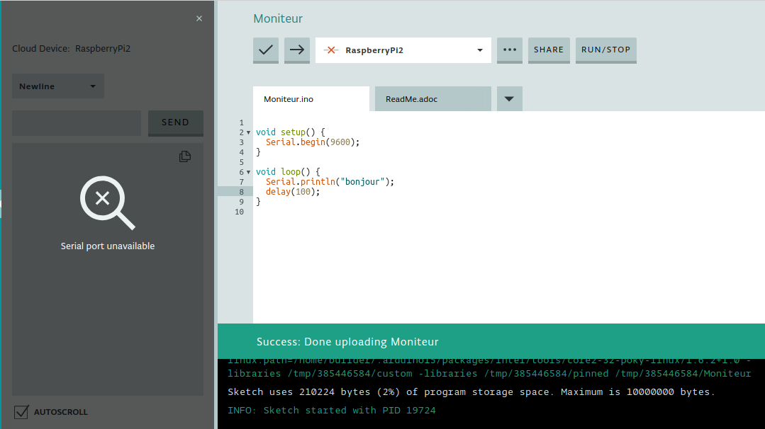 Électronique En Amateur Programmer Un Raspberry Pi Avec Arduino Create Suiteet Fin