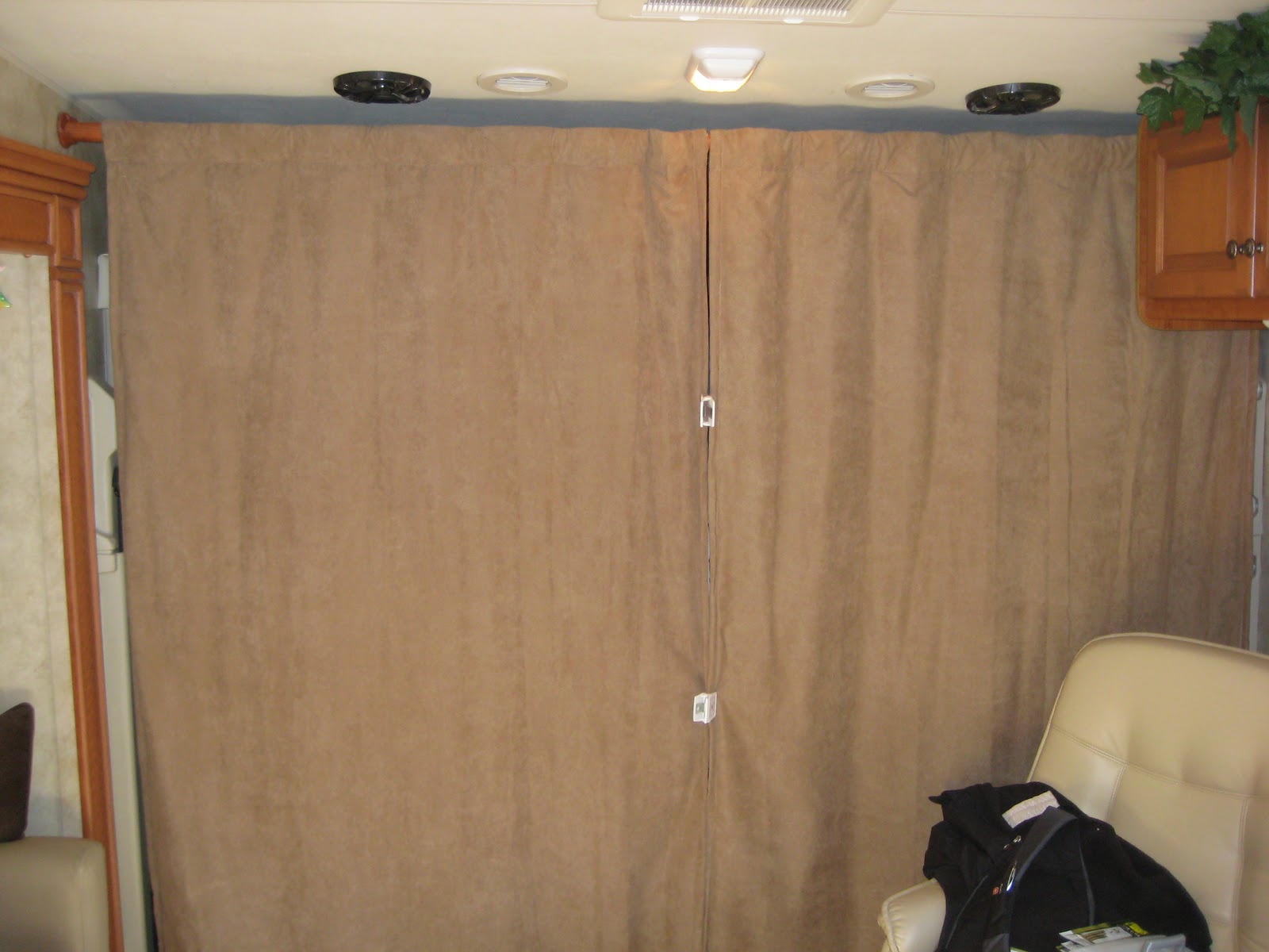 Hula Hut RV Mods and Changes: Thermal Curtains