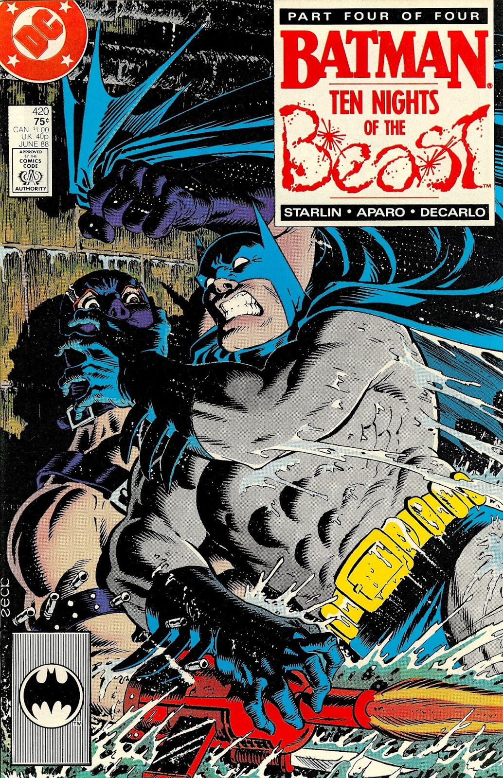 DC Comics of the 1980s: 1988 - Batman: Ten Nights of the Beast