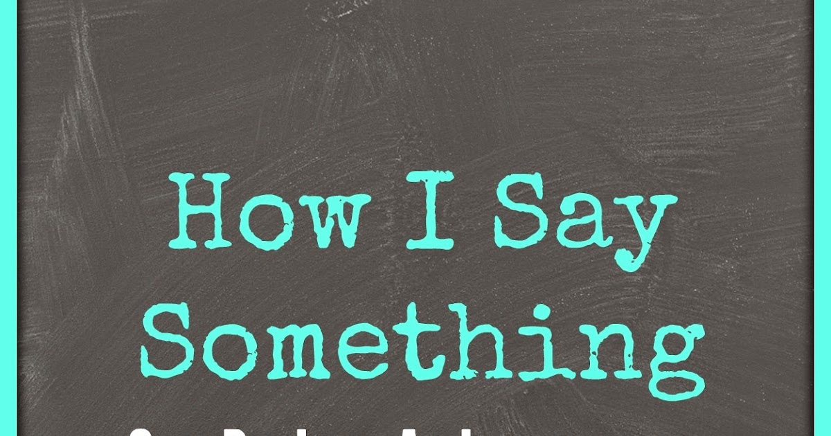 Purposeful Homemaking: Stronger Marriage: How I Say Something Can Be ...