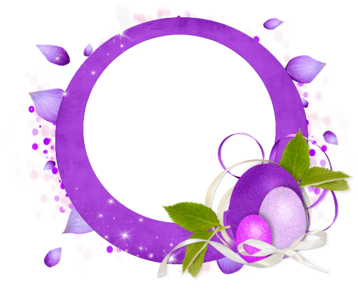 KSDesignz: FTU Cluster Frame - Easter Purple