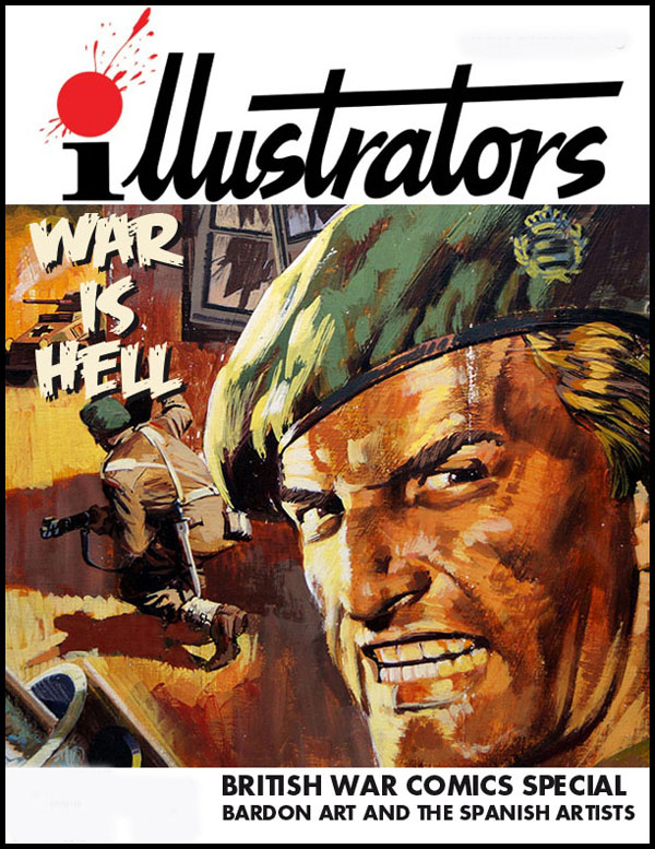 Boys Adventure Comics: Illustrators magazine - British war comics special