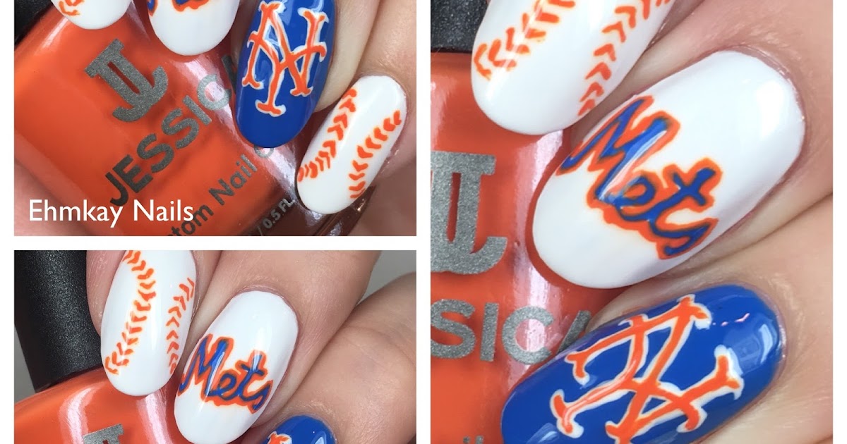 ehmkay nails: New York Mets Nail Art