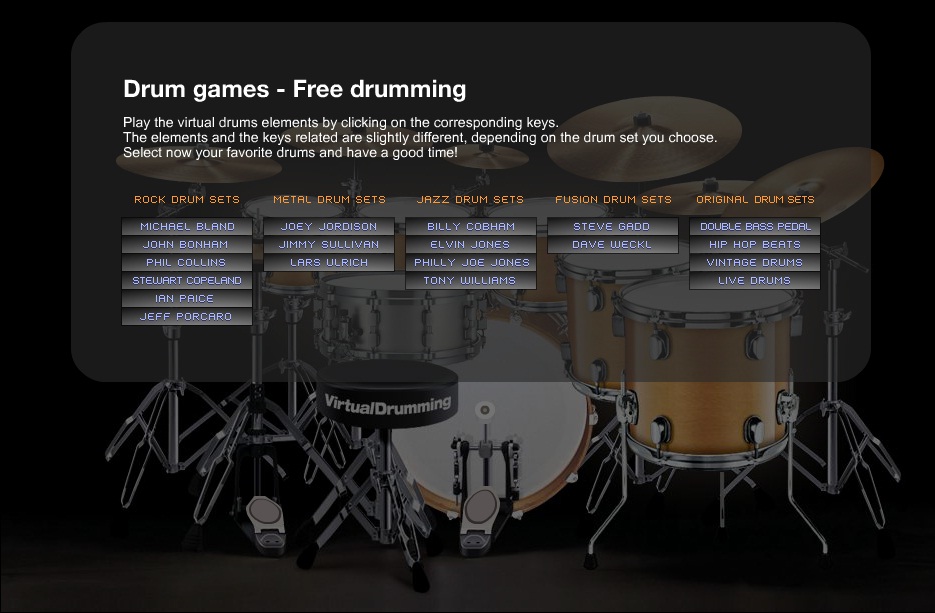 Situs Main Drum Online, Bermain Drum Virtual di Komputer Anda ...