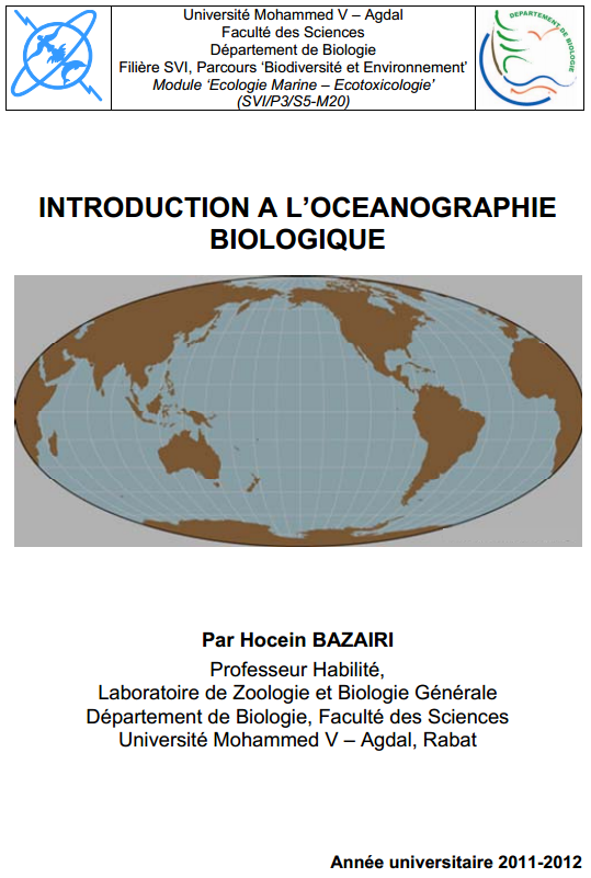 cours l'océanographie biologique ~ SVI