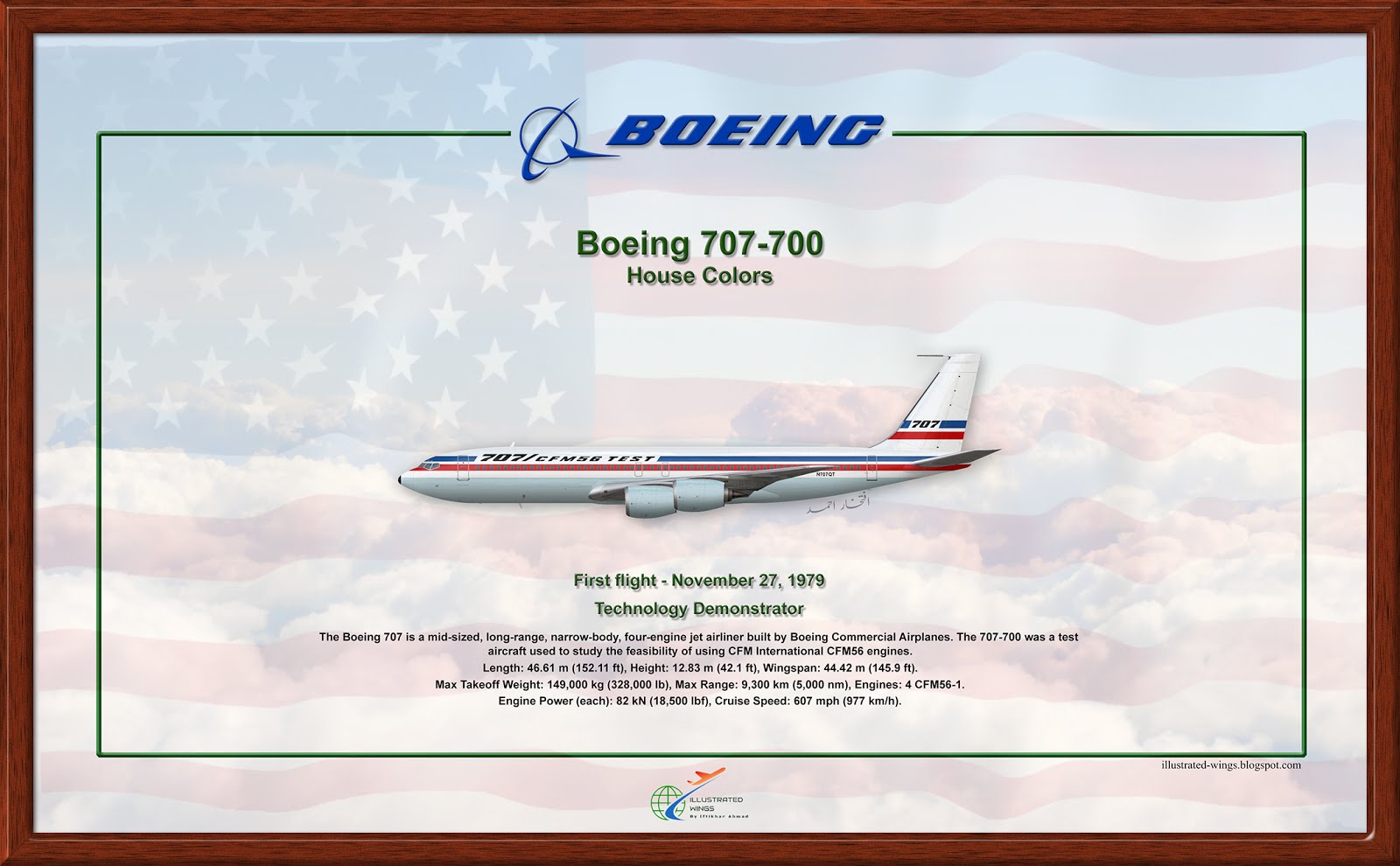 Illustrated Wings: House Color Series - Boeing 707-700