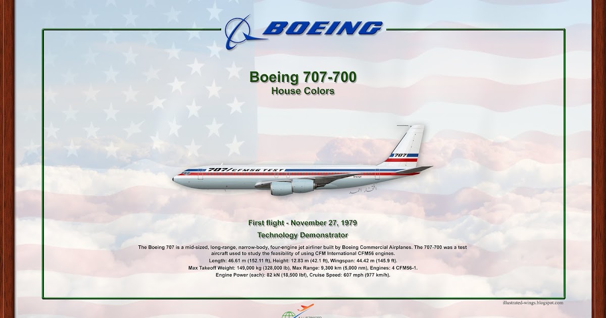 Illustrated Wings: House Color Series - Boeing 707-700