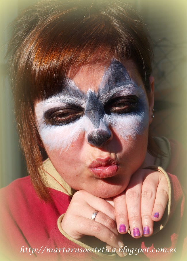 Entre estética y cosmética: Soy un mapache - Face Painting