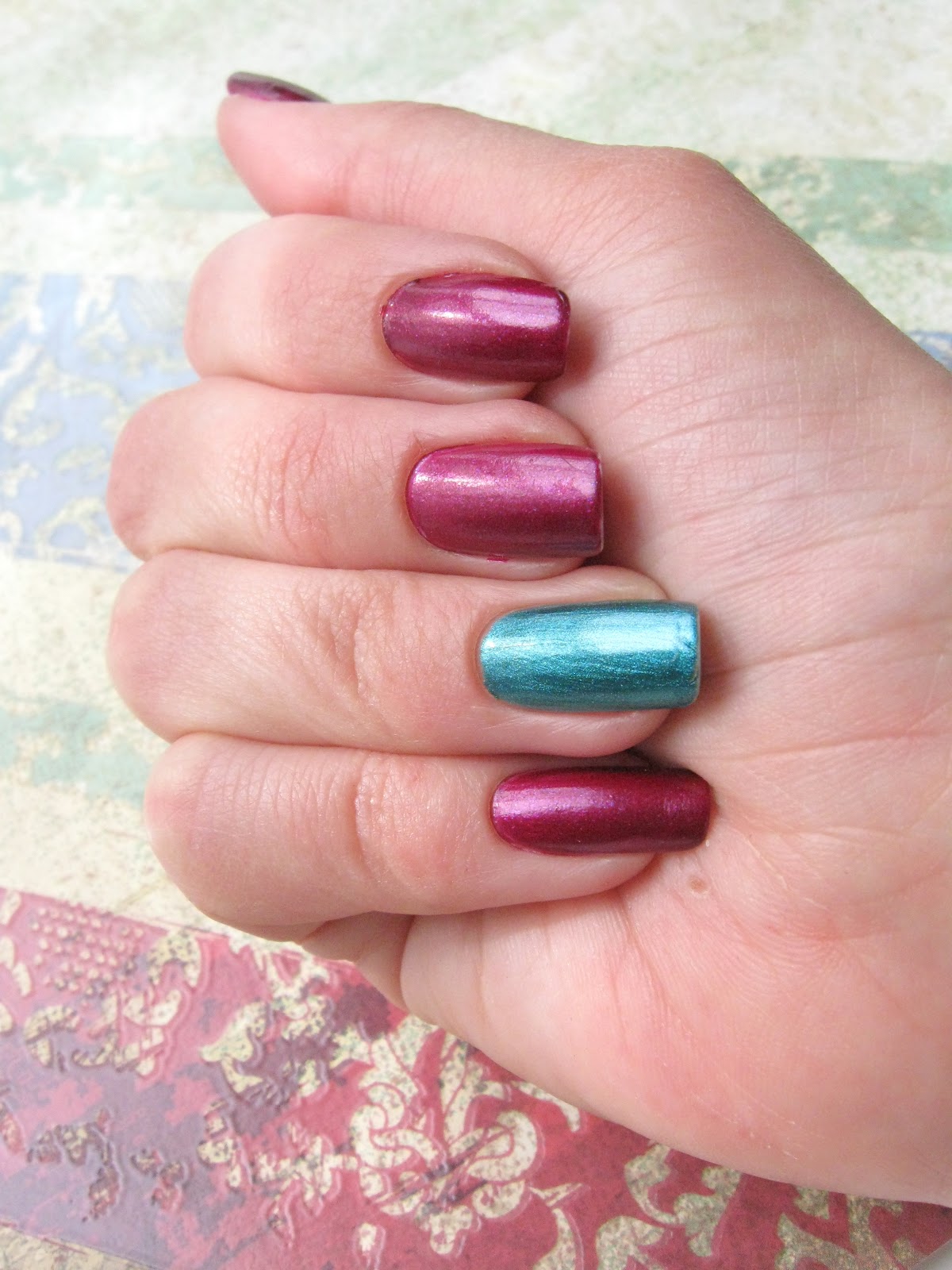 Life in vivid colors by Maria TwosRuse: Ruby Red & Emerald Green Art ...